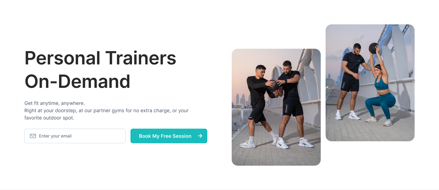 Personal Trainers On-Demand UAE DXB